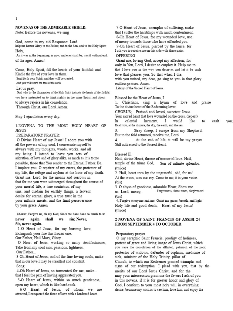 Popular novenas | PDF | Mary, Mother Of Jesus | Saint Joseph