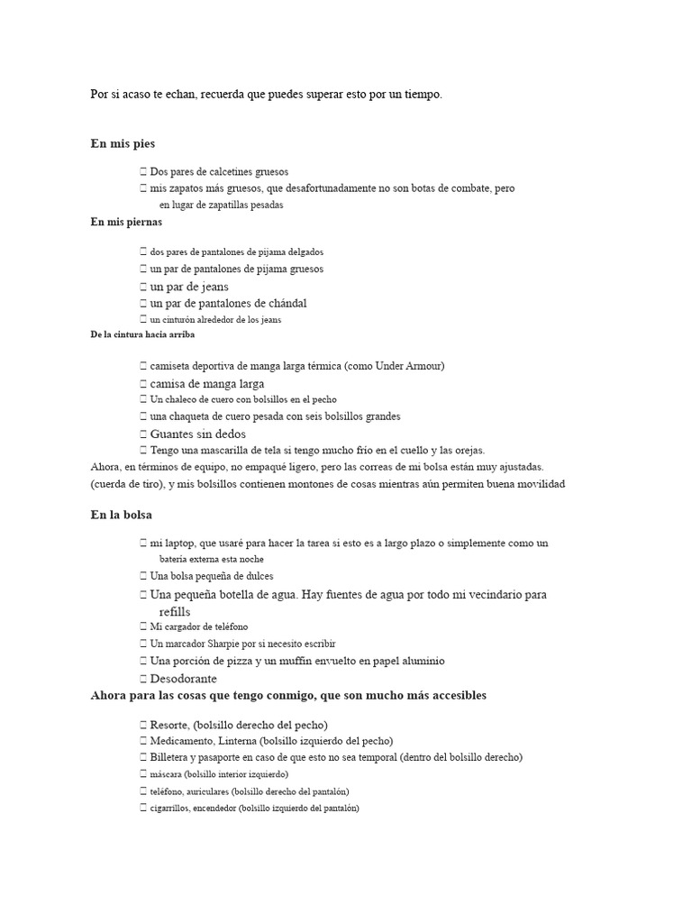 Por Si Acaso Te Echan. | PDF