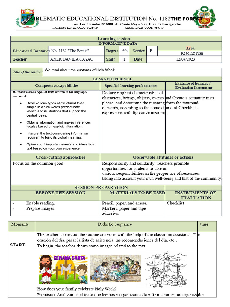 Wednesday 12 - Reading Plan - Holy Week | PDF | Christian Worship And ...