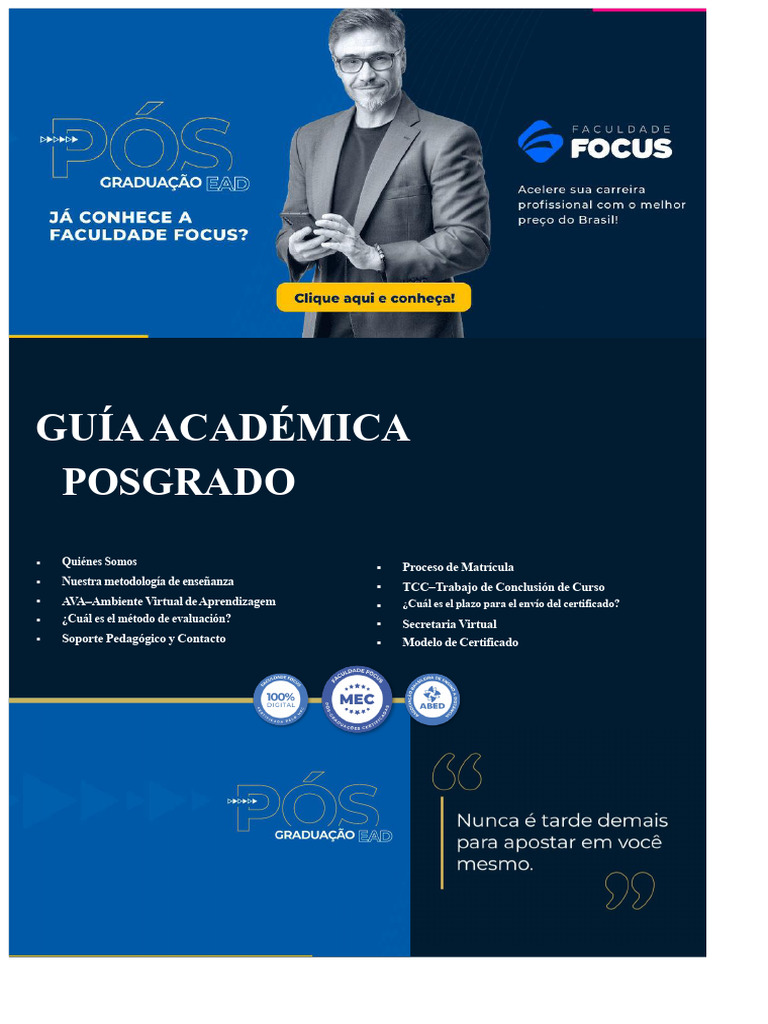 Guía Académica Final Pos Enfoque | PDF | Moodle | Enseñando