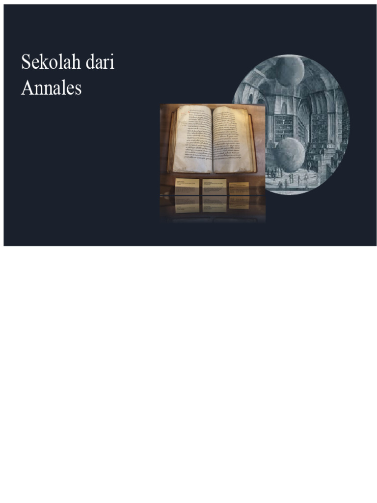 Sekolah Annales | PDF