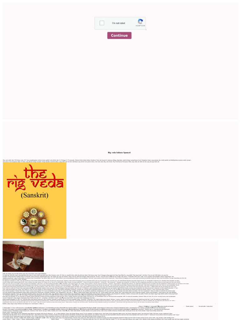 Rig Veda: Himne dan Struktur Mandala | PDF