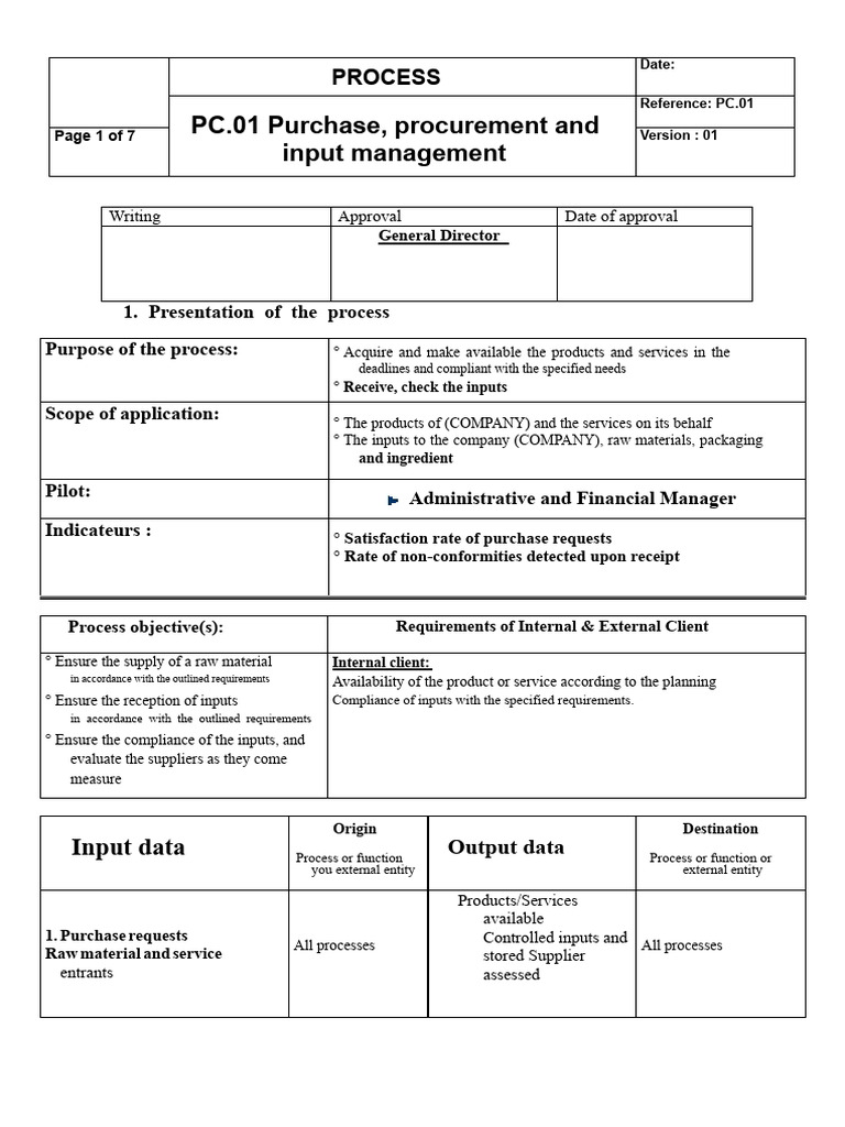 Purchasing and Procurement Process | PDF | Procurement | Business