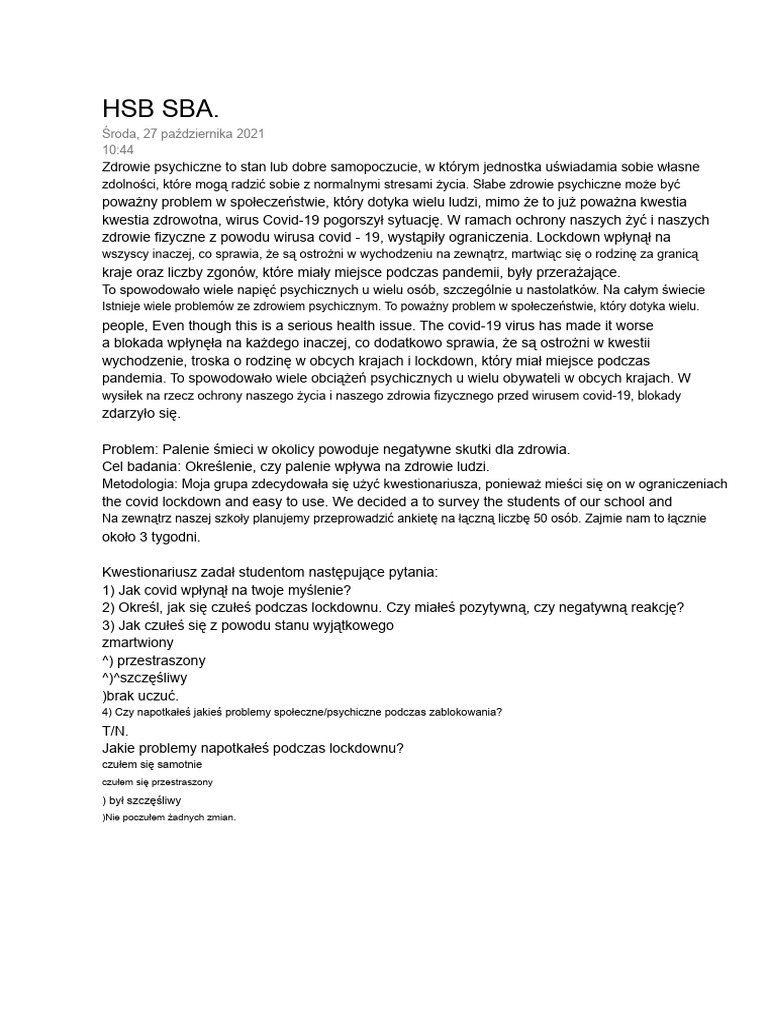 HSB SBA. | PDF
