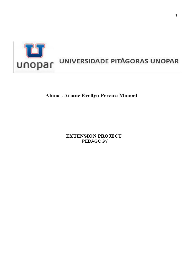 Project Of Extension Pedagogy Pdf Overfishing Sustainability