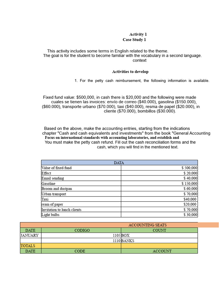Activity 1 Financial Accounting II | PDF | Interest | Banks