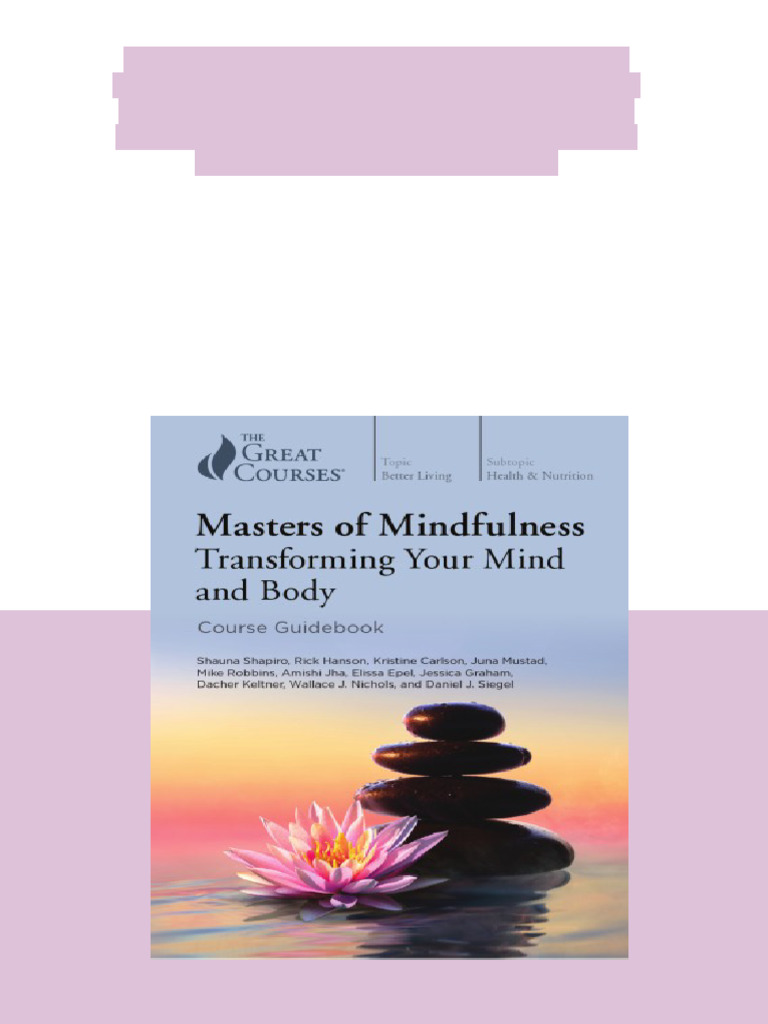 (Ebook) Masters of Mindfulness: Transforming Your Mind and Body by ...