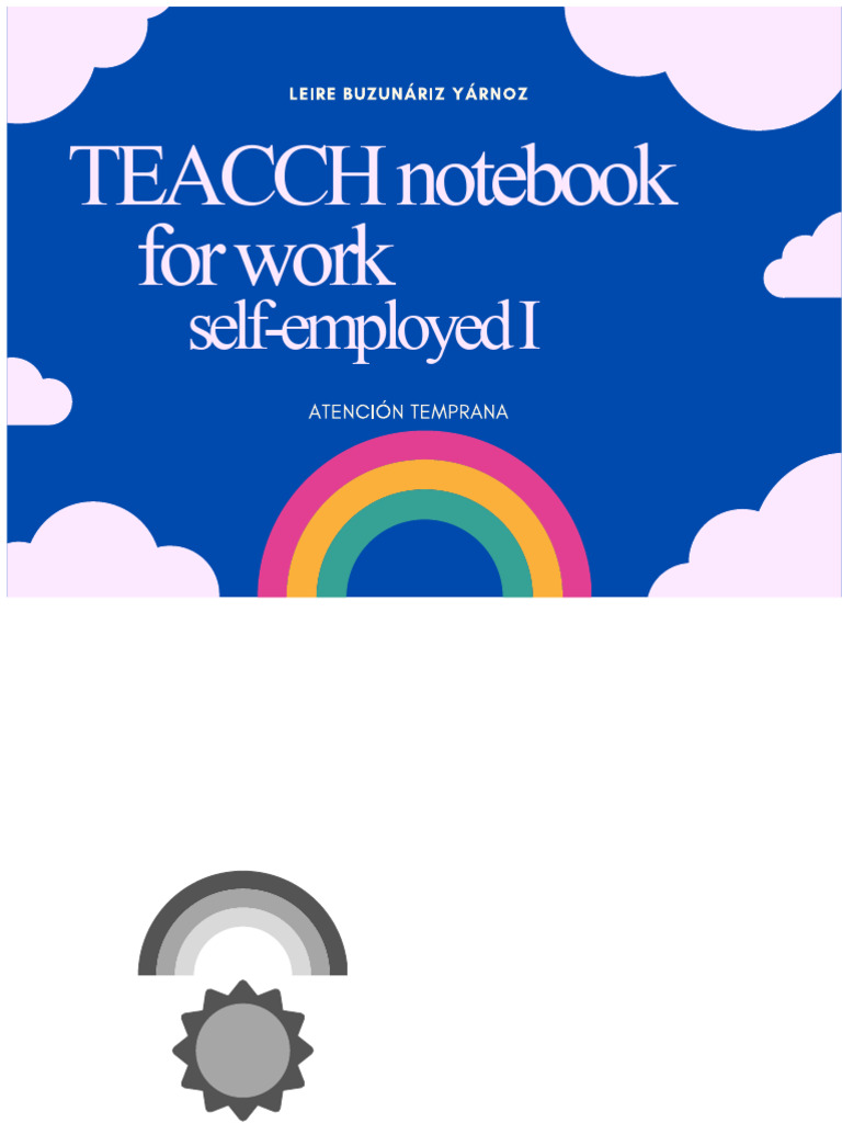 TEACCH Notebook for Self-Employment | PDF