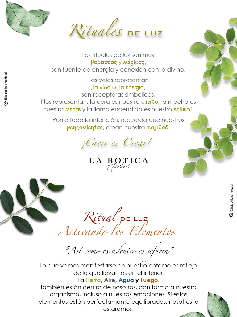 Rituales de Luz | PDF