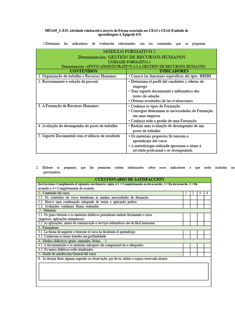 Epígrafe 6.5 | PDF | Gestão de recursos humanos | Aprendizado