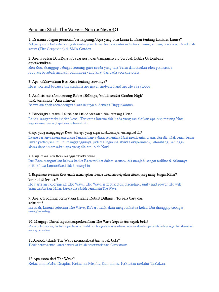 Panduan Studi Gelombang | PDF