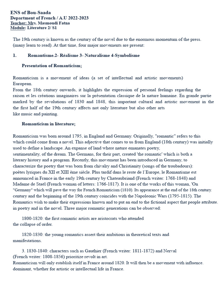 Romanticism | PDF | Romanticism | Poetry