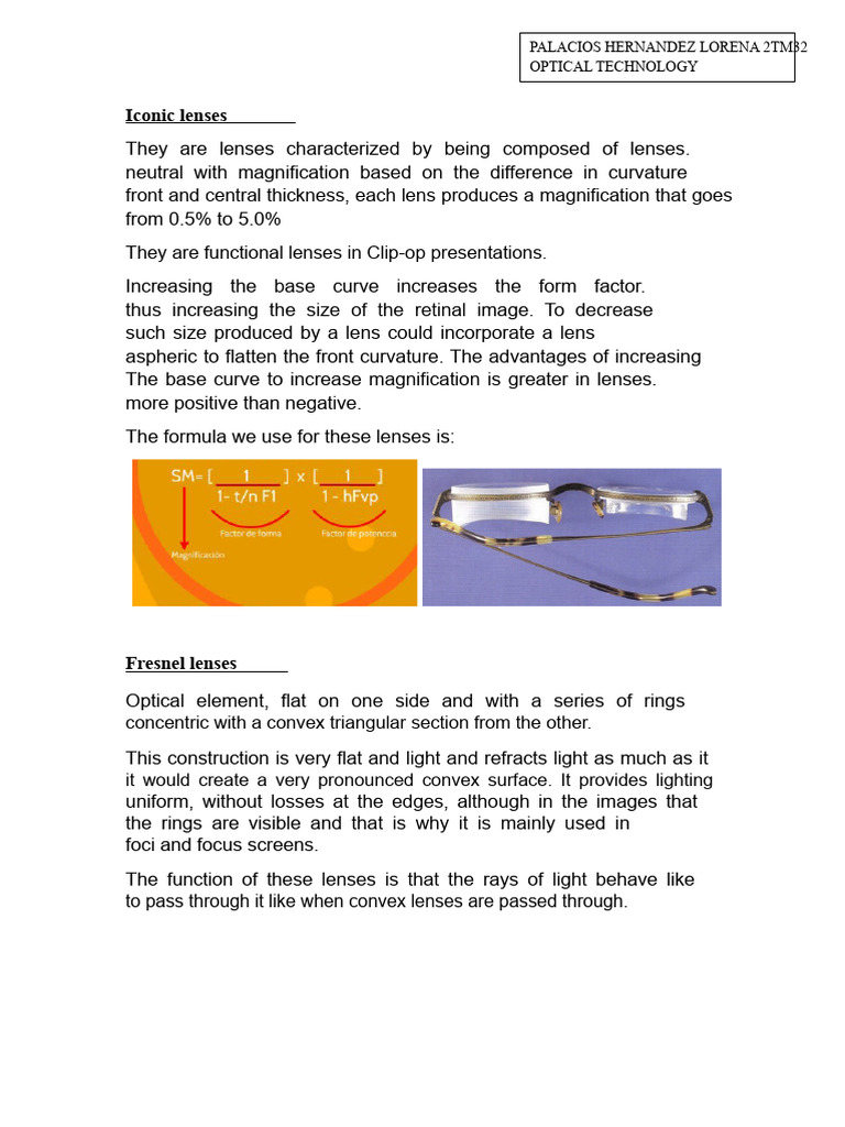 Iconic Glasses | PDF | Reflection (Physics) | Refractive Index