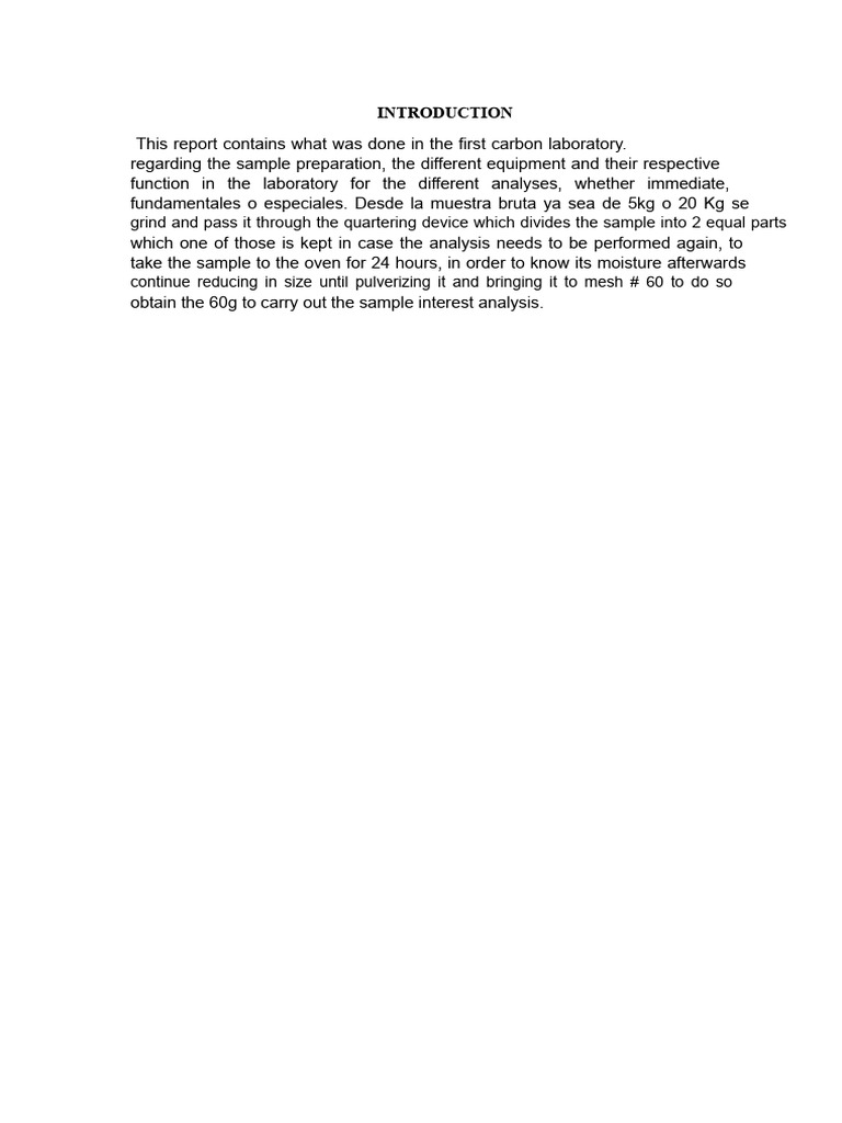 Coal Sample Preparation Procedures | PDF | Mill (Grinding) | Grinding ...