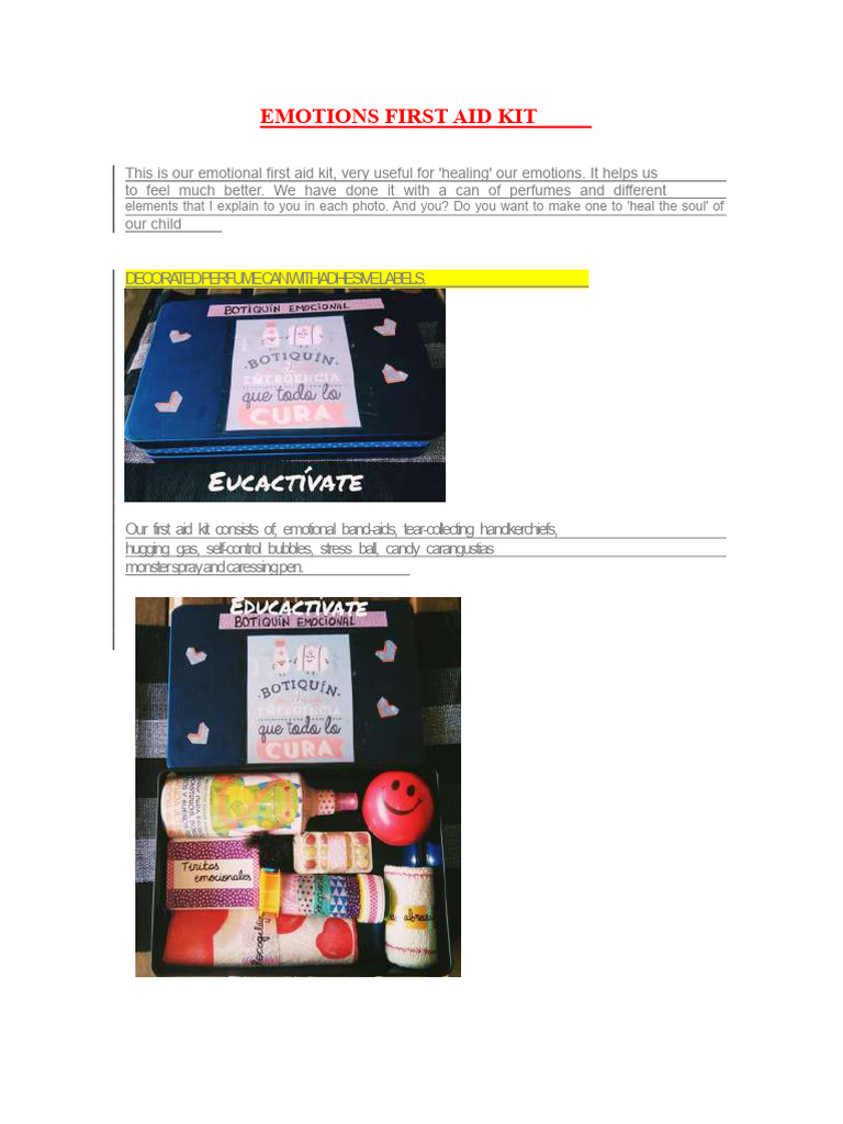 Emotional First Aid Kit | PDF