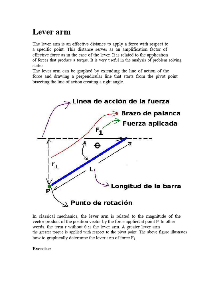 Understanding Lever Arm Calculations | PDF