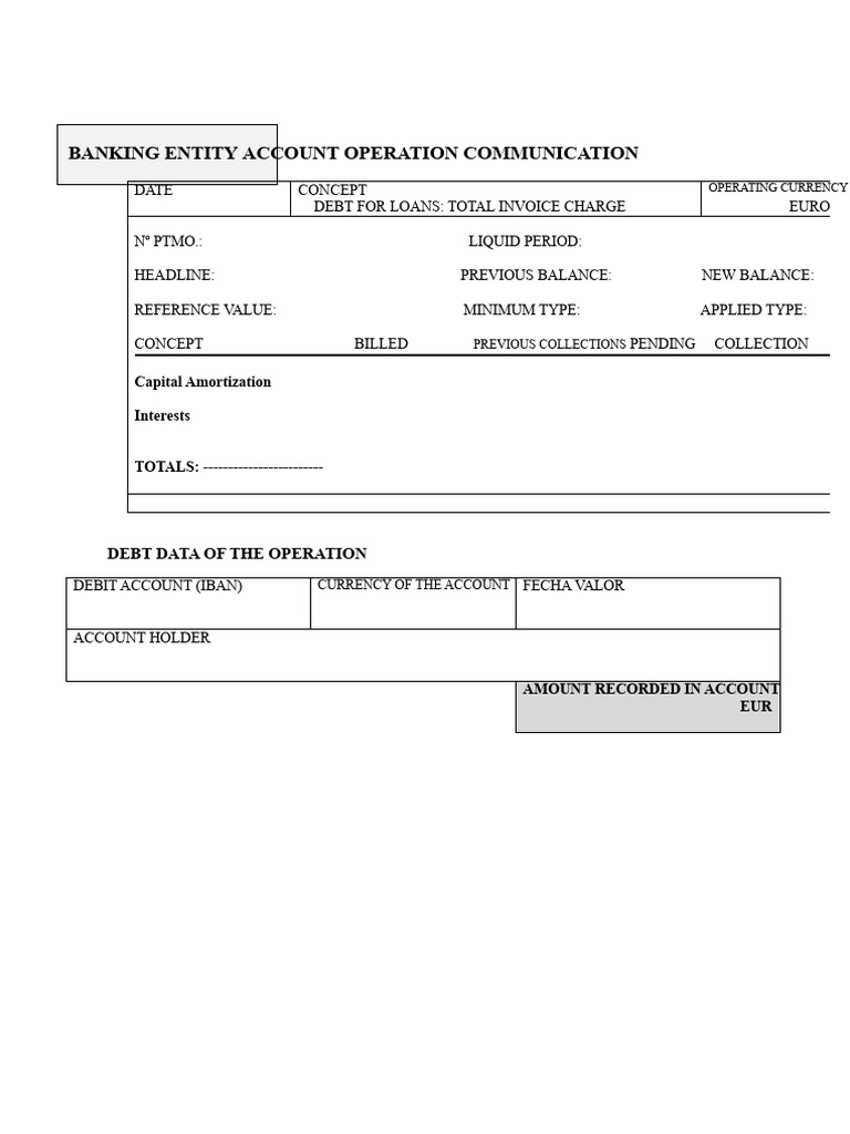 Loan Receipt Model | PDF