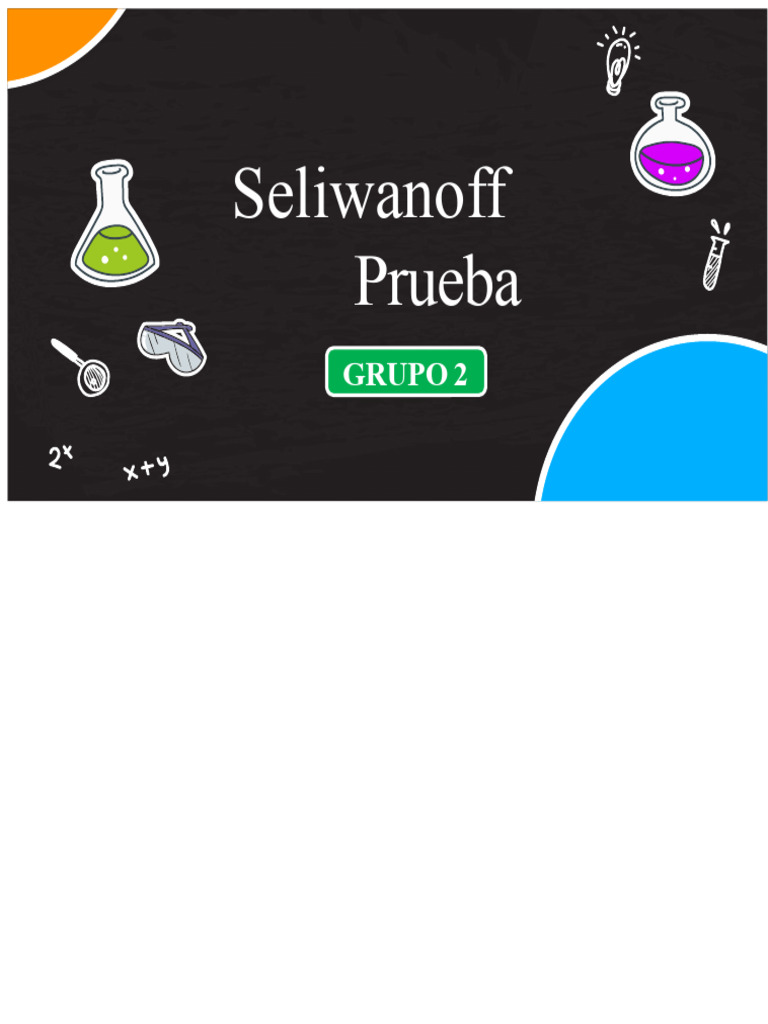 Prueba de Seliwanoff: Identificación de Azúcares | PDF | Hidrólisis ...