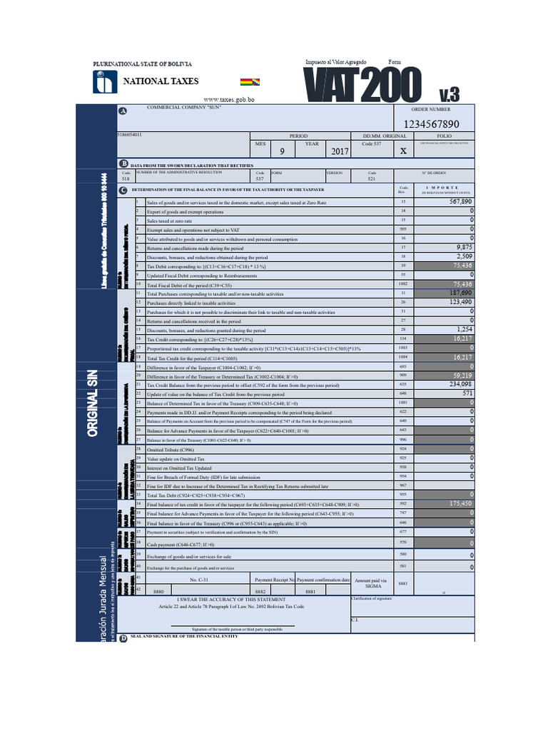 Form 200 VAT Exercises | PDF | Taxes | Tax Credit