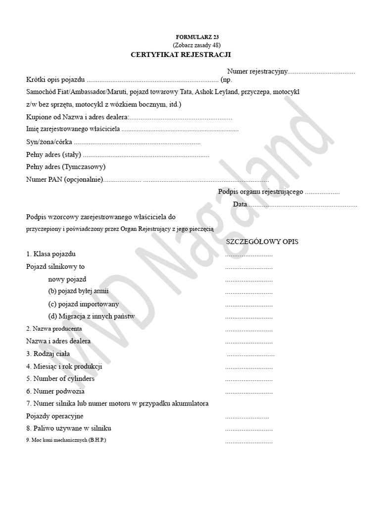 Form 23 | PDF