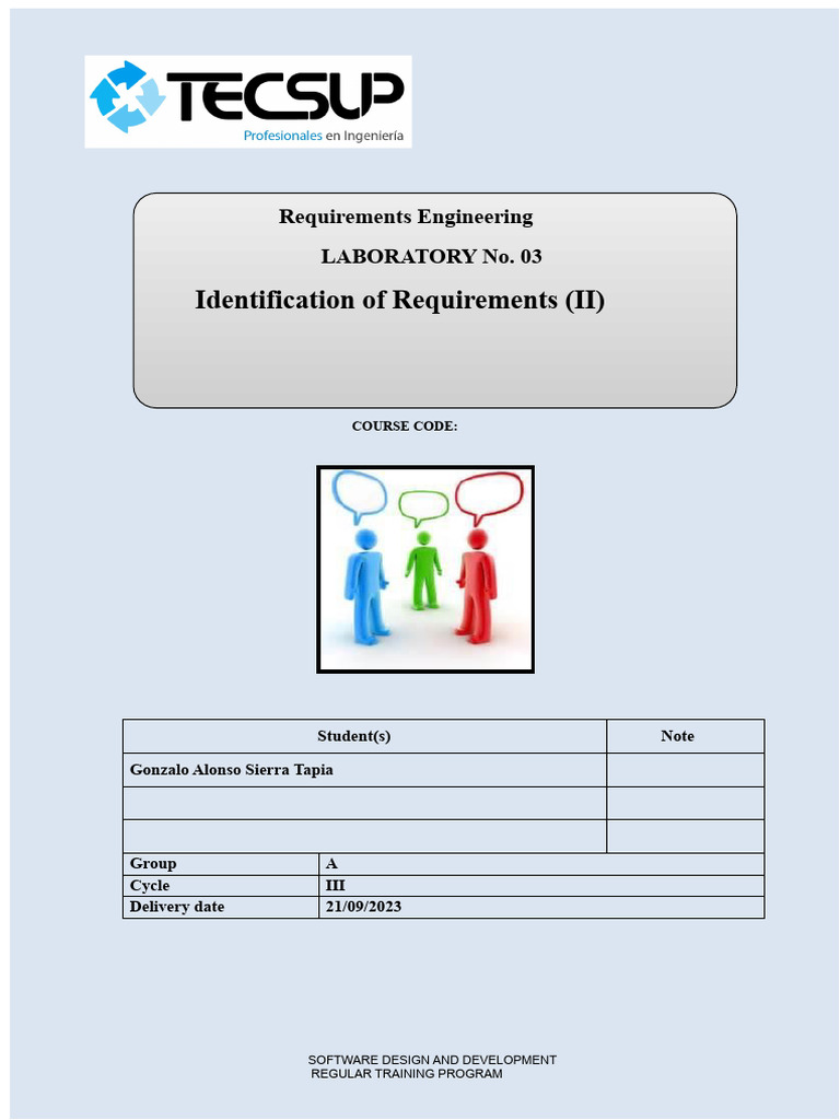 Requirements Engineering Lab: Task Management | PDF | Usability | Computing