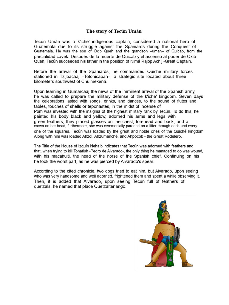 History of Tecún Umán | PDF
