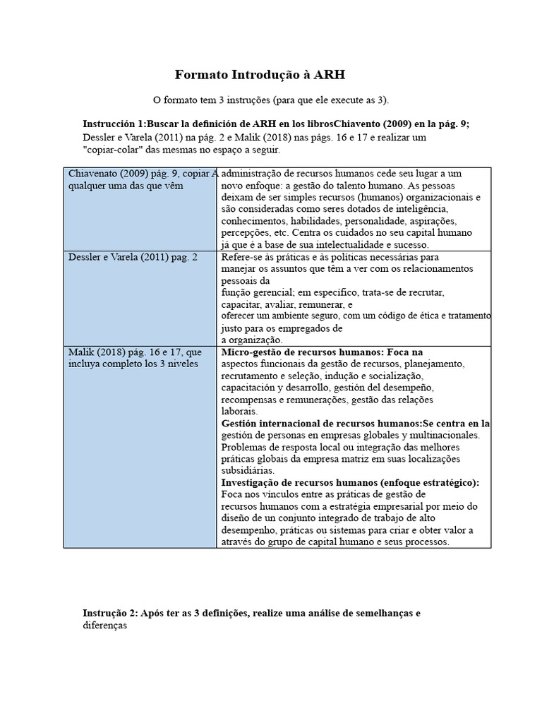 Atividade A4 Ana Cruz 193294 | PDF | Gestão de recursos humanos