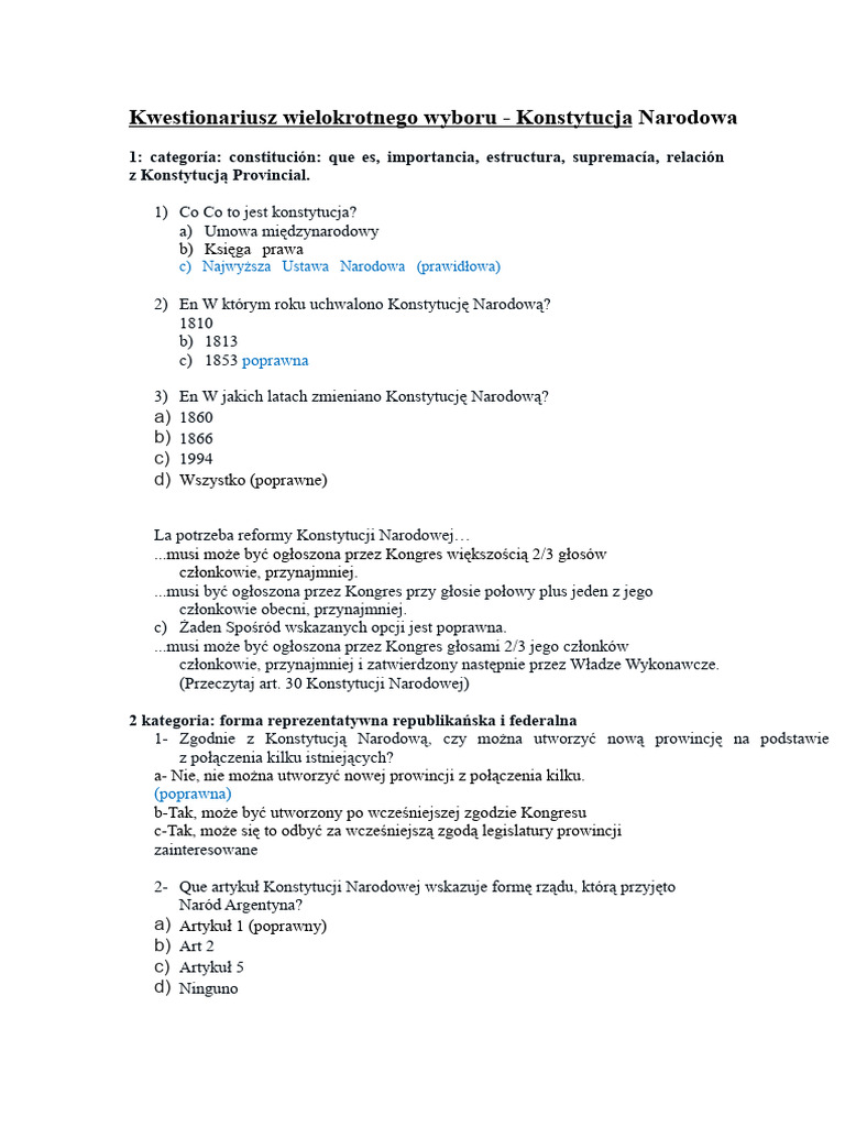 KWESTIONARIUSZ | PDF