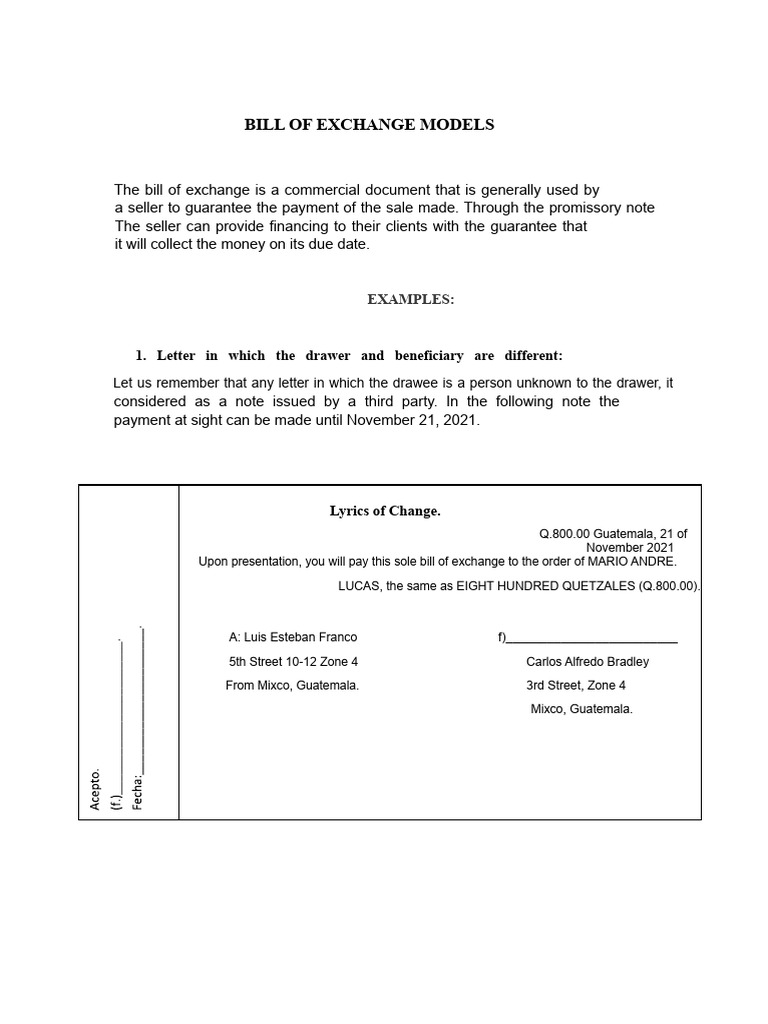 Example of Promissory Notes | PDF | Negotiable Instrument | Promissory Note