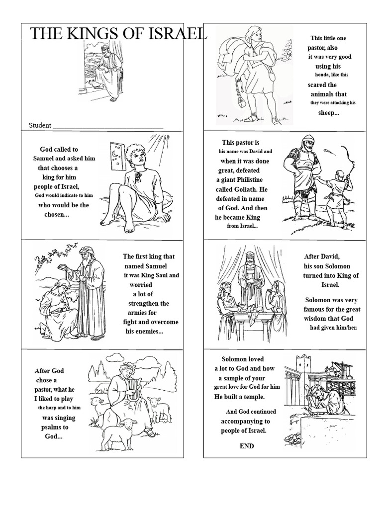 Tale of The Kings of Israel | PDF | David | Goliath