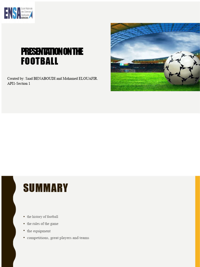 Comprehensive Football Overview | PDF | Association Football | Sports ...