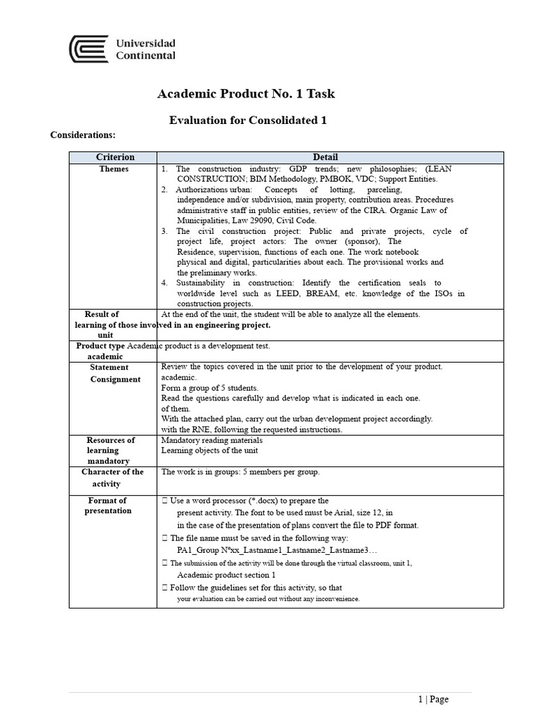 Construction Project Evaluation Guide | PDF