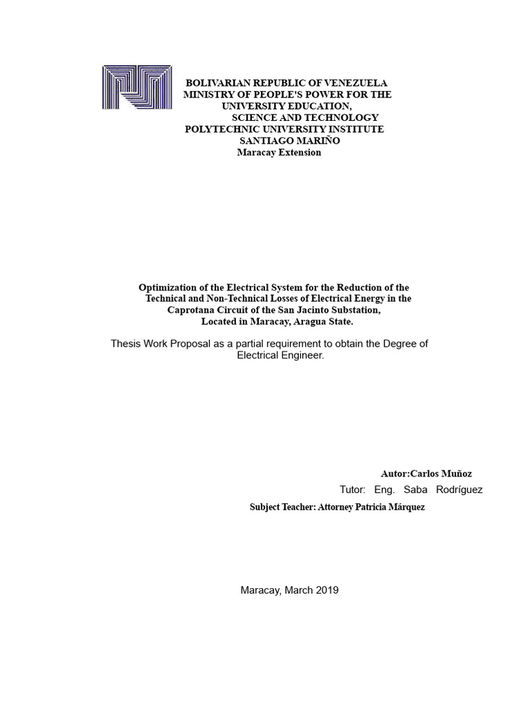 Research Project 9th Semester (2) | PDF | Electric Power Distribution | Electric Power Transmission
