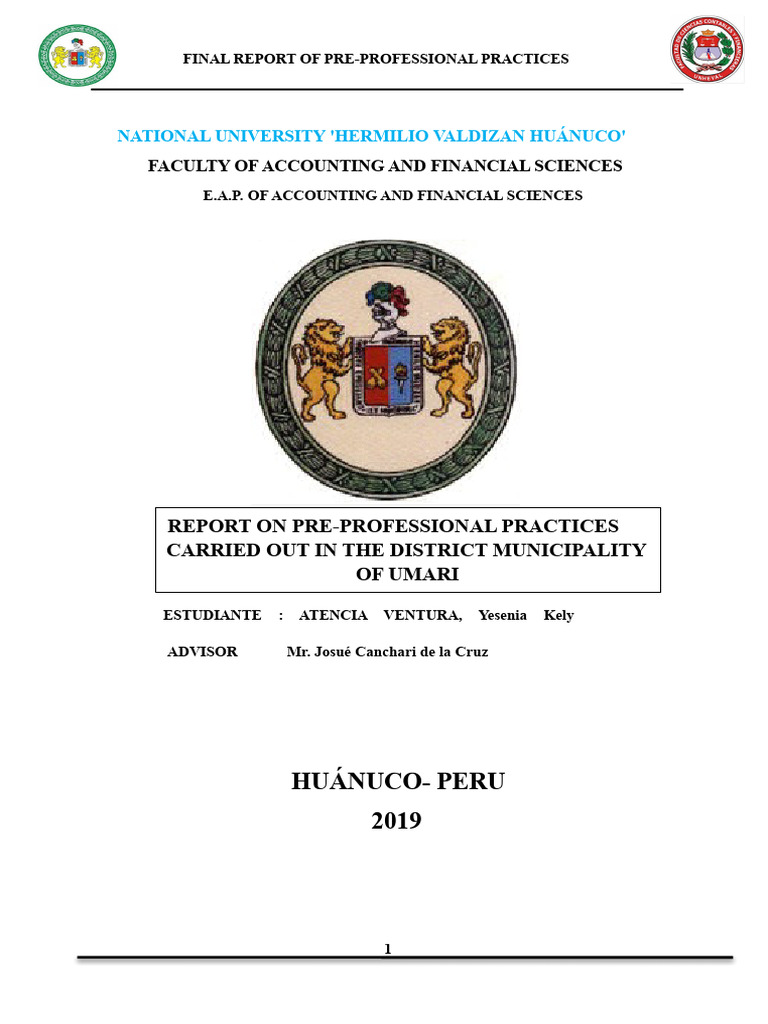 Pre-Professional Practices Report: Umari | PDF | Taxes | Budget
