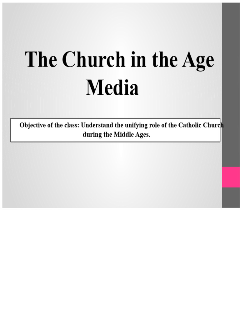 Unifying Role of the Catholic Church | PDF | Germanic Peoples ...