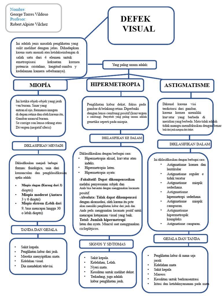 Defek Visual: Jenis dan Gejala | PDF