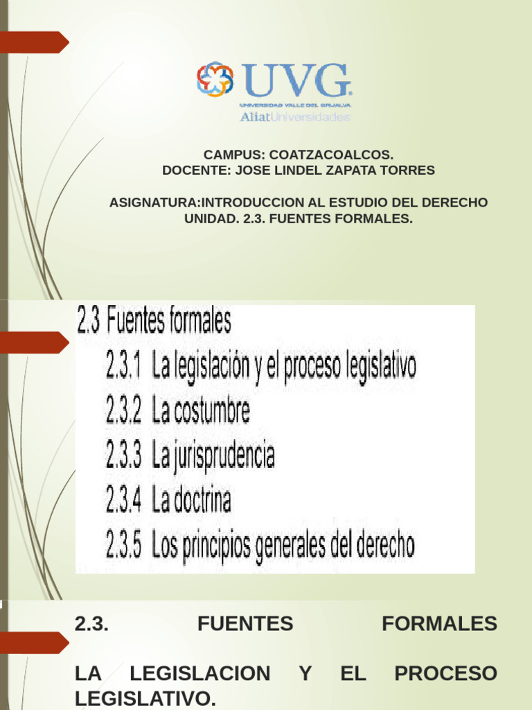Clase 7 INTRODUCCION AL ESTUDIO DEL DERECHO UVG | PDF