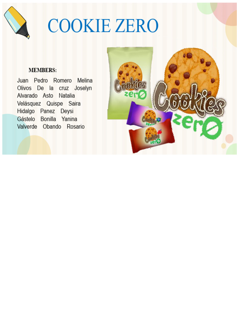 Cookies Project | PDF | Sugar Substitute
