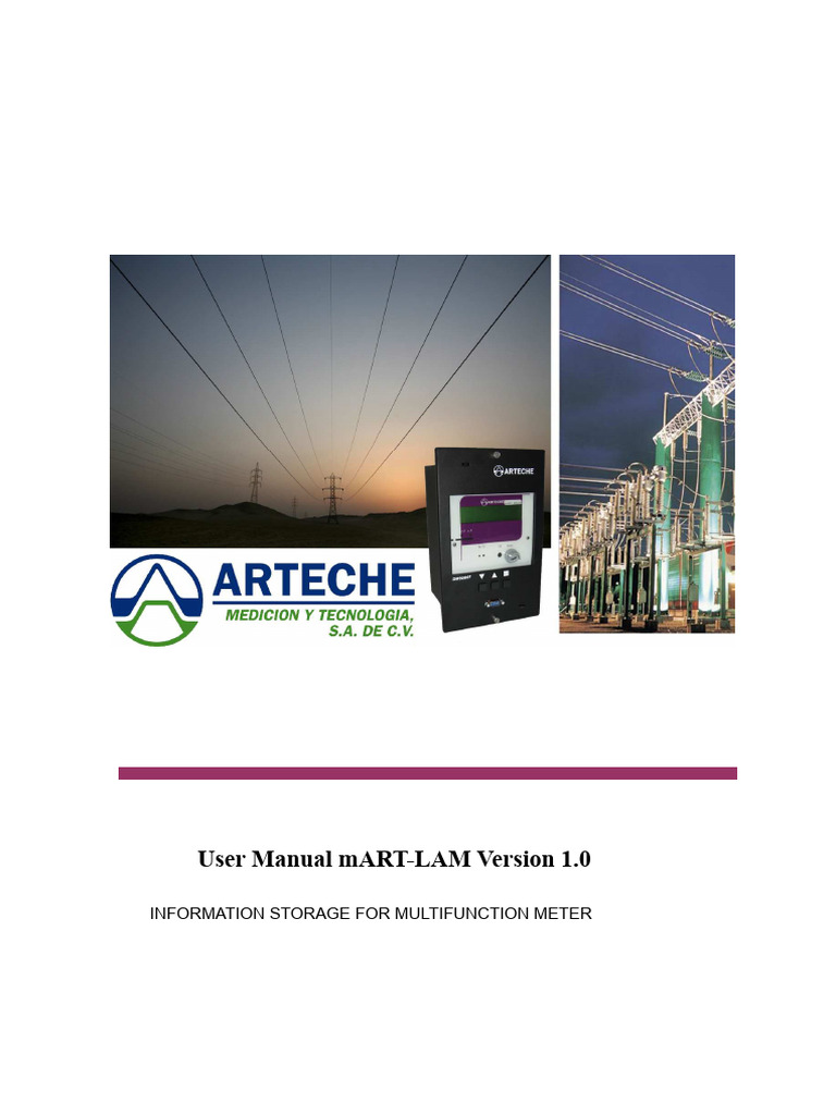 ARTECHE - User Manual SmART-LAM Version 1.0 | PDF | Computer Network ...