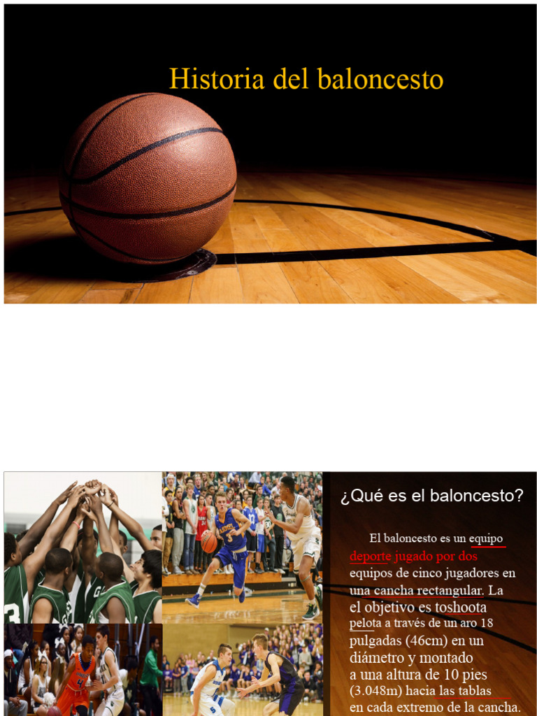 Breve historia del baloncesto | PDF | Deportes | Deportes de equipo