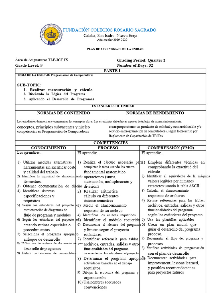 ICT Grado 9 2º | PDF | Programación de computadoras | Ingeniería de software