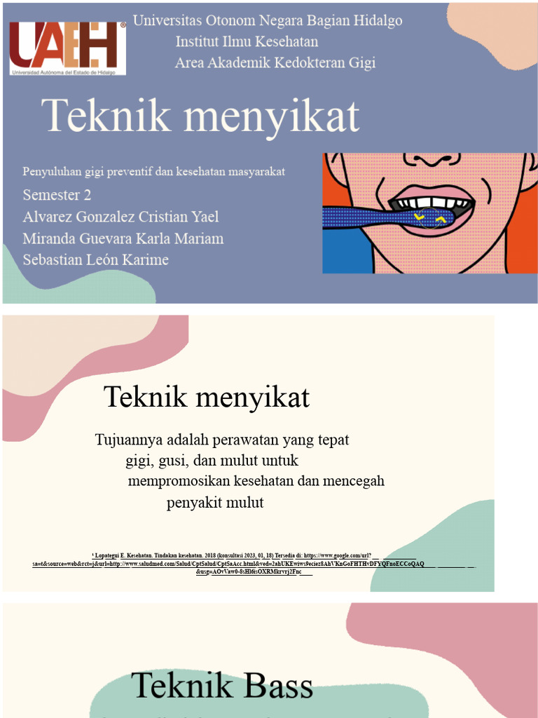 Teknik Menyikat Gigi yang Efektif | PDF