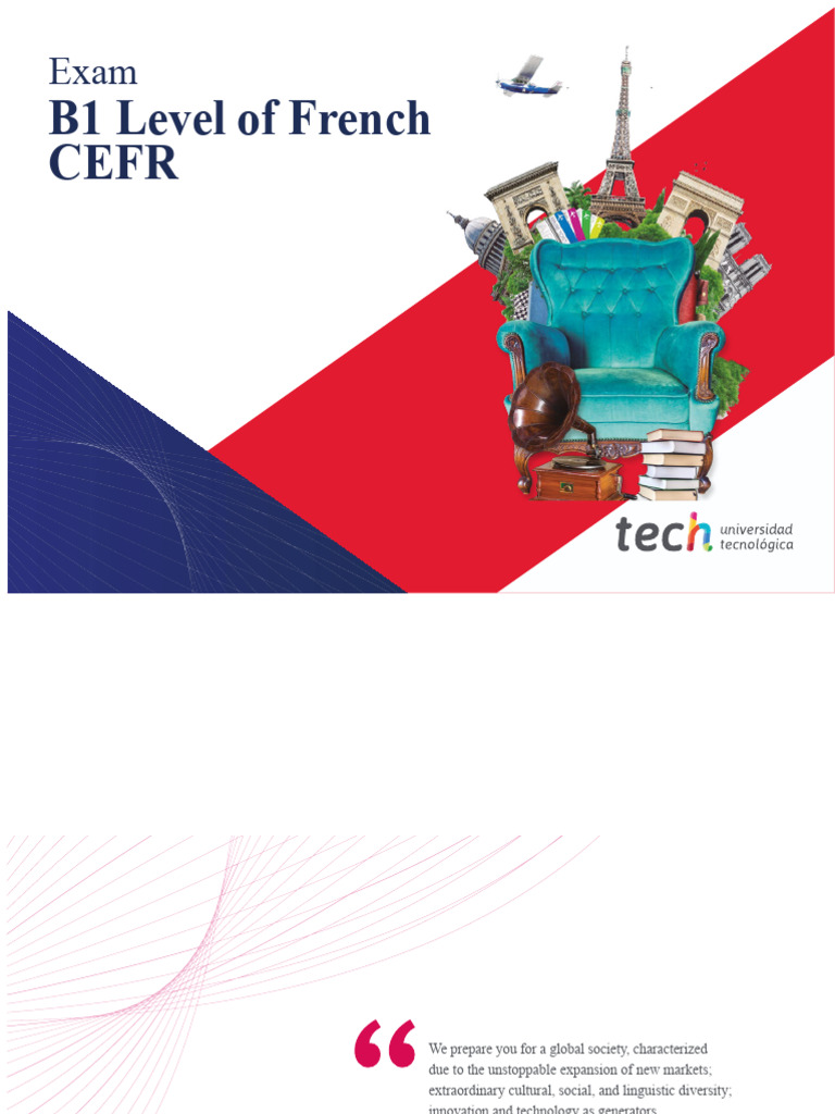 French B1 Level Exam CEFR | PDF | Reading Comprehension | Communication