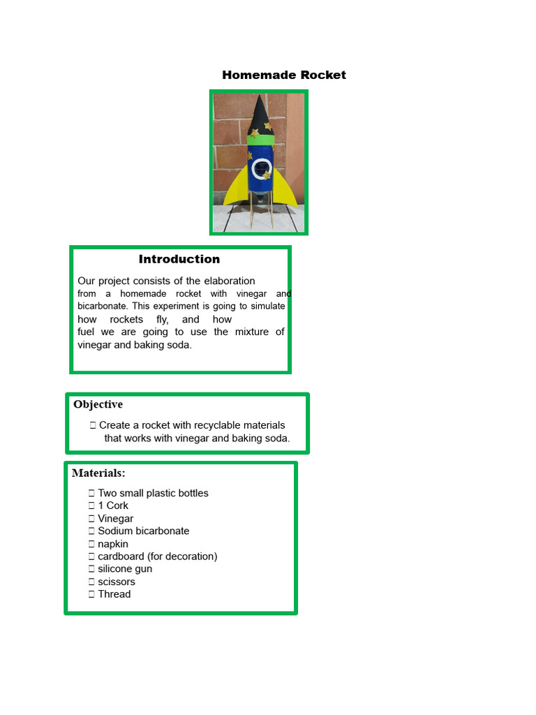 Homemade Rocket | PDF