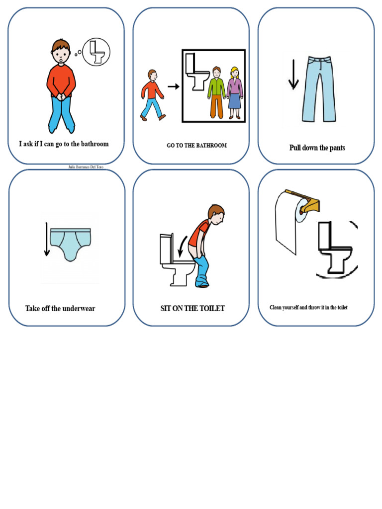 School Bathroom Use Routine | PDF