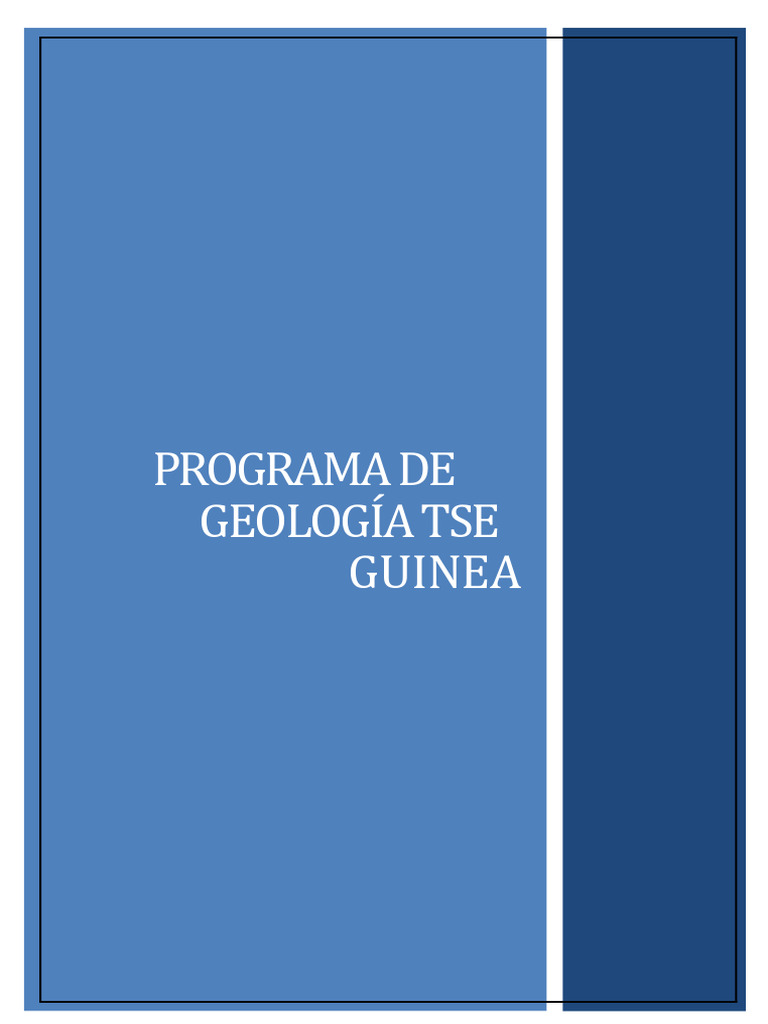 Programa de Geología de Terminale | PDF | Placas tectónicas | Temblores