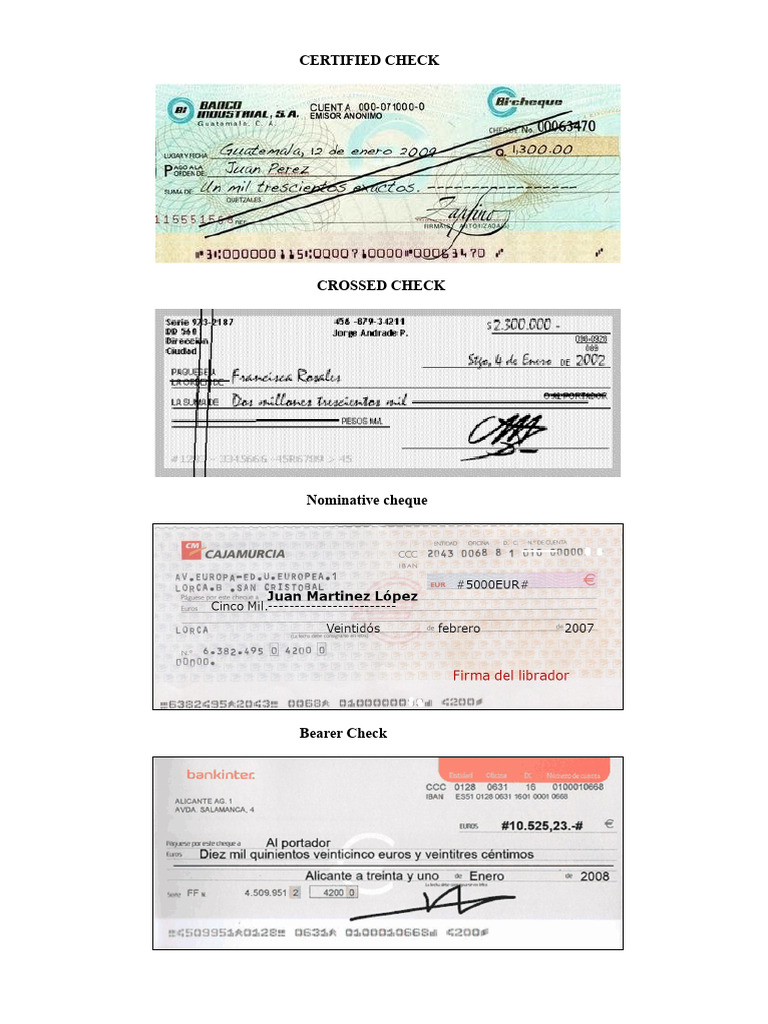 Certified Check | PDF