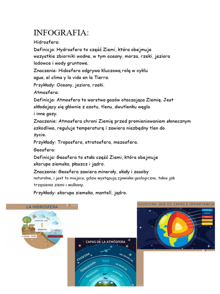 INFOGRAFIKA Warstw Ziemi | PDF