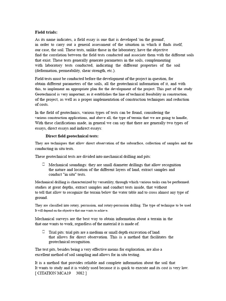 Field Trials | PDF | Geotechnical Engineering | Seismology
