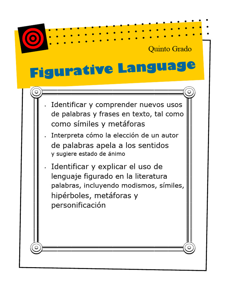 5º - Lenguaje Figurativo | PDF | Metáfora | Helen Keller